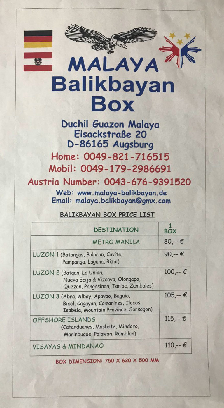 New Balikbayan Box in Family Size - Malaya Balikbayan