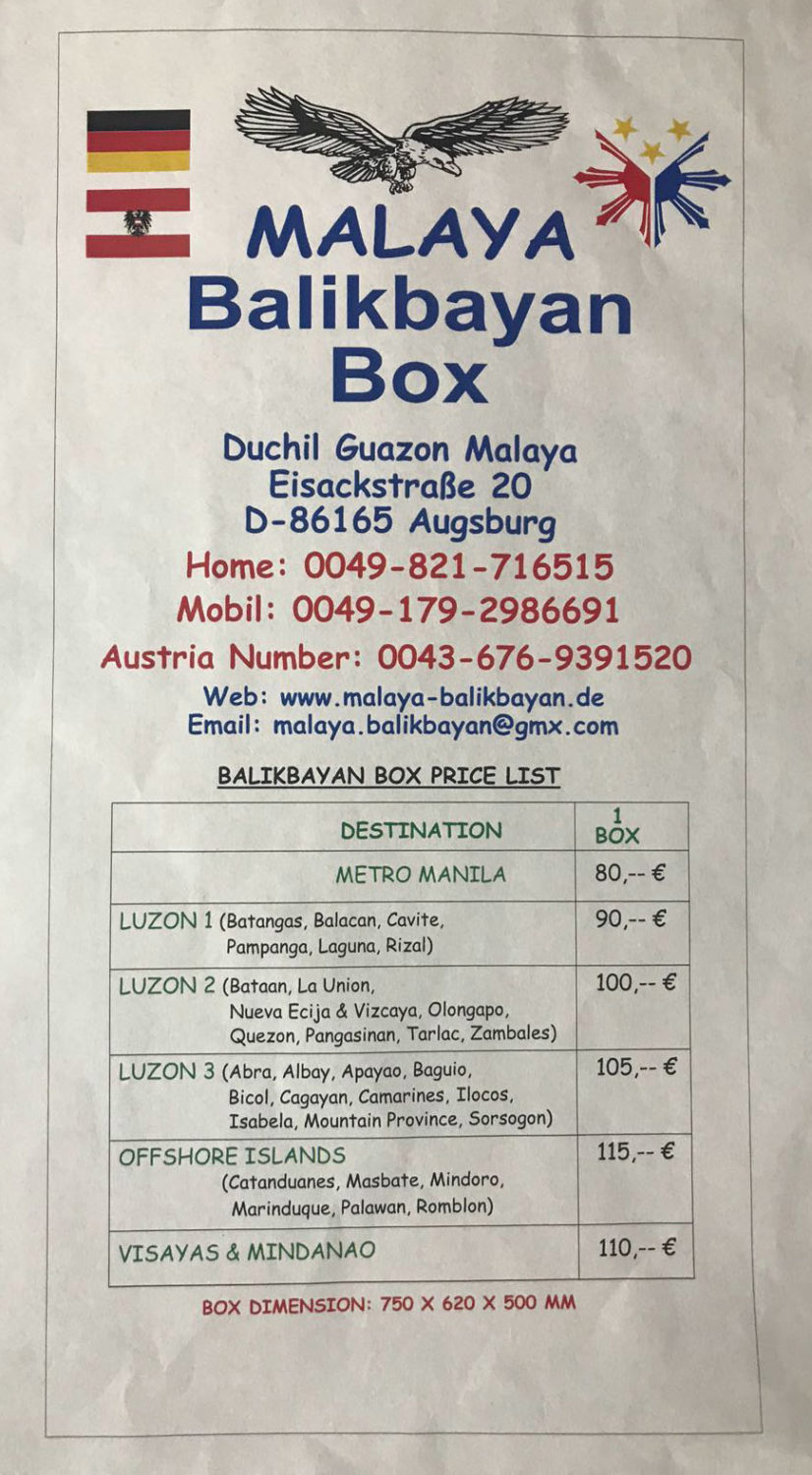New Balikbayan Box in Family Size - Malaya Balikbayan